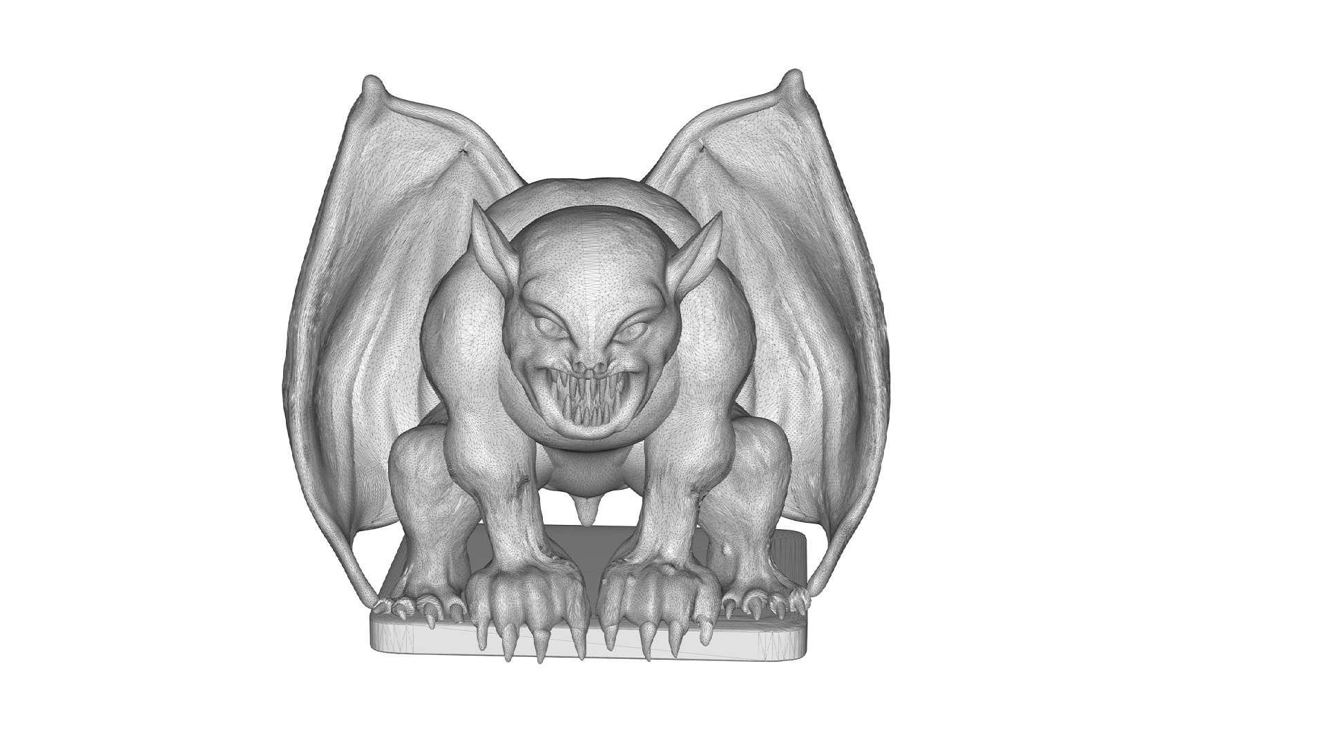 3D Gargoyle Statue - TurboSquid 2118004