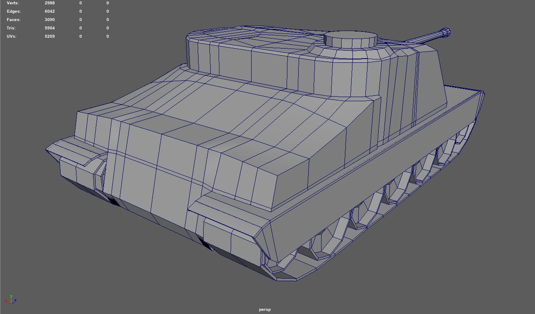 3D Low Poly Tank 01 Model - TurboSquid 2077624