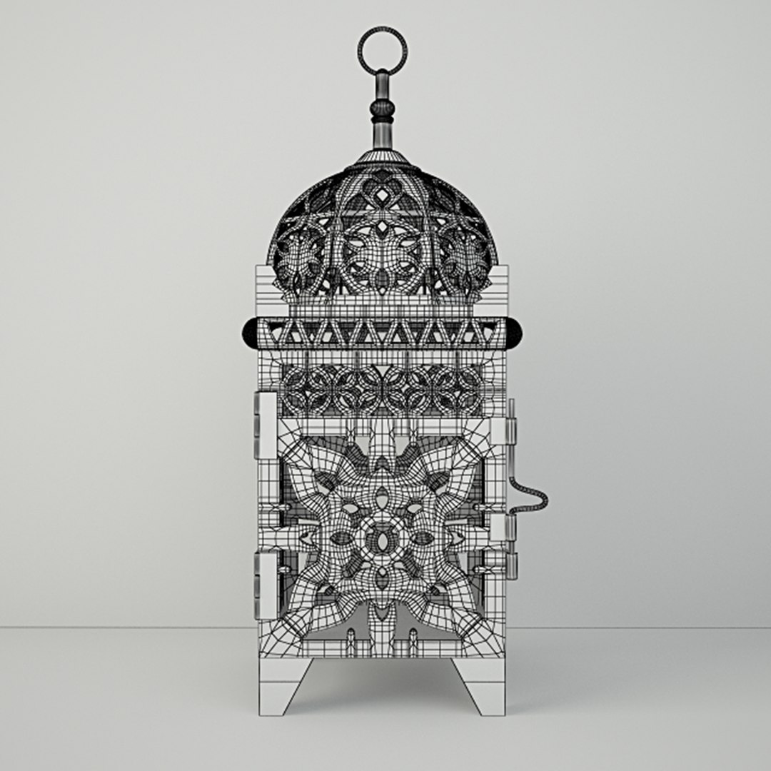 Moroccan Lantern Set 3D Model - TurboSquid 1195599