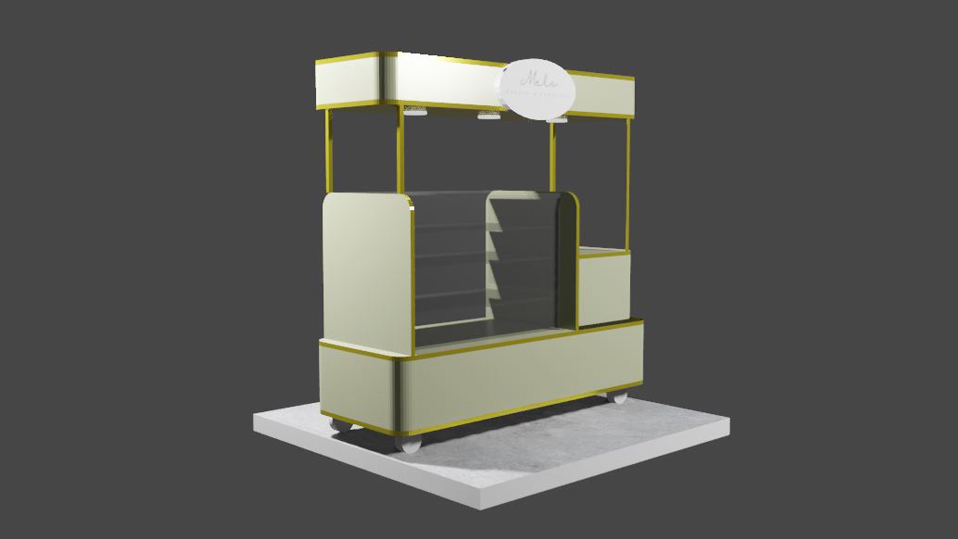 3D Food Cart - TurboSquid 2048346