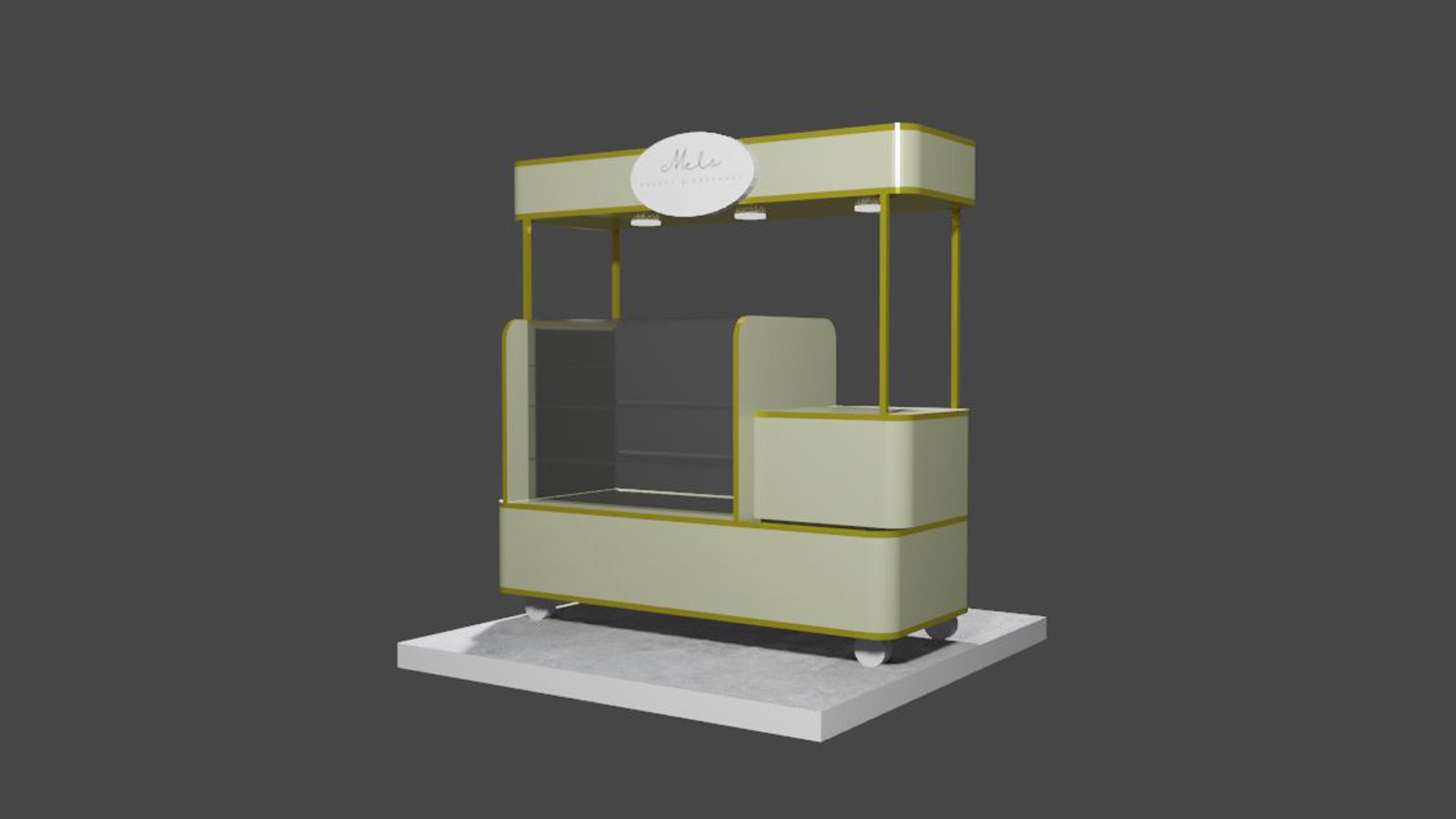 3D Food Cart - TurboSquid 2048346