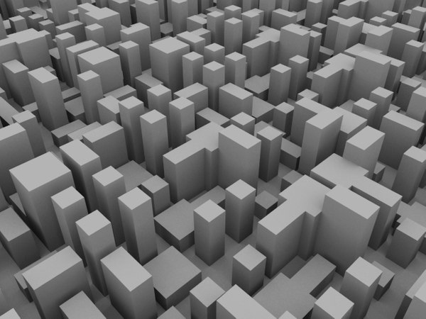 complex greebled cube dxf