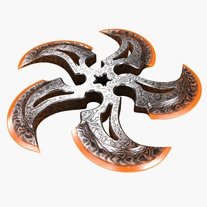 Throwing Star II m III em 3D model - TurboSquid 1983832