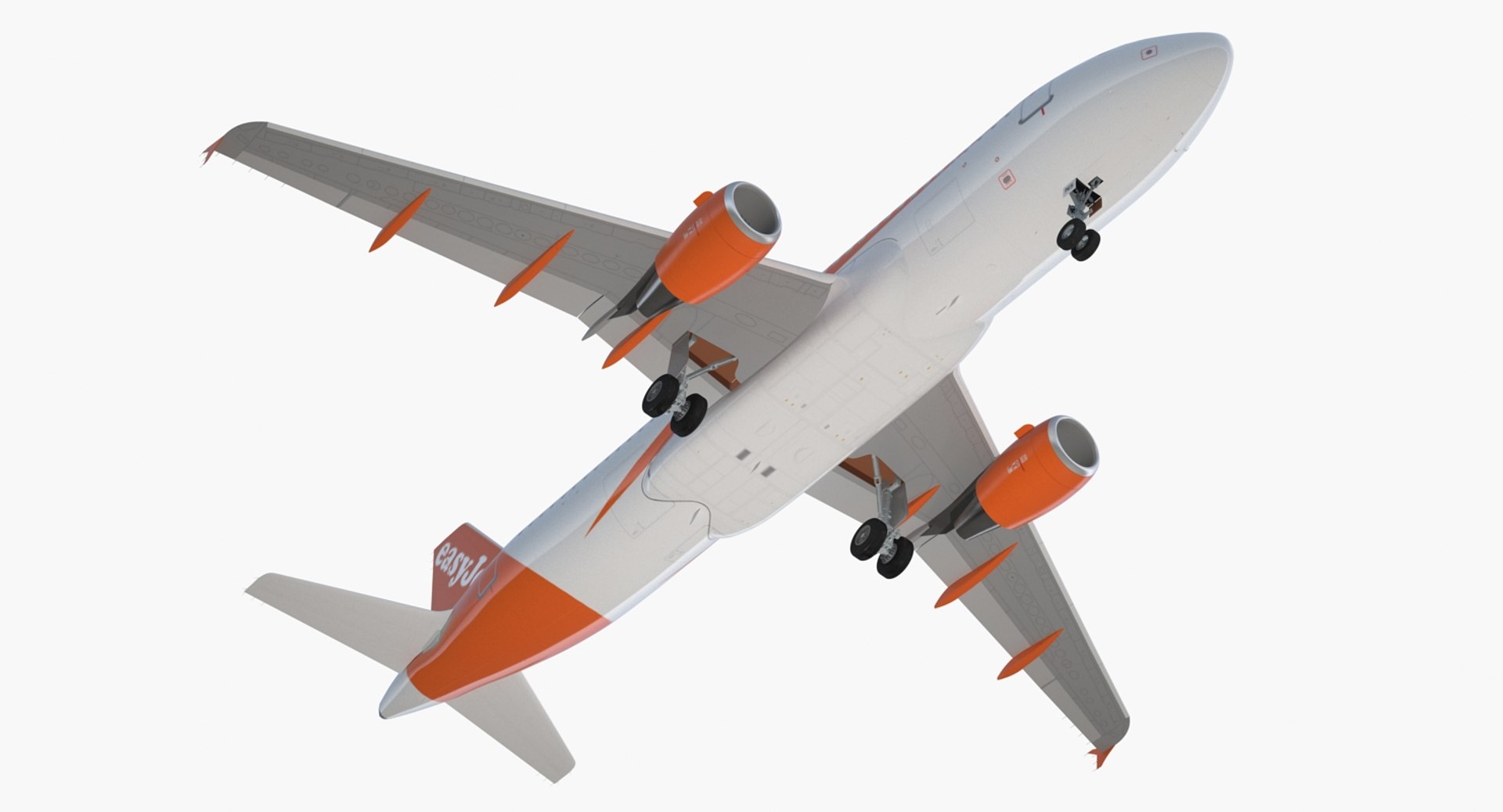 3D Airbus A320 Easyjet Airline - TurboSquid 1272106