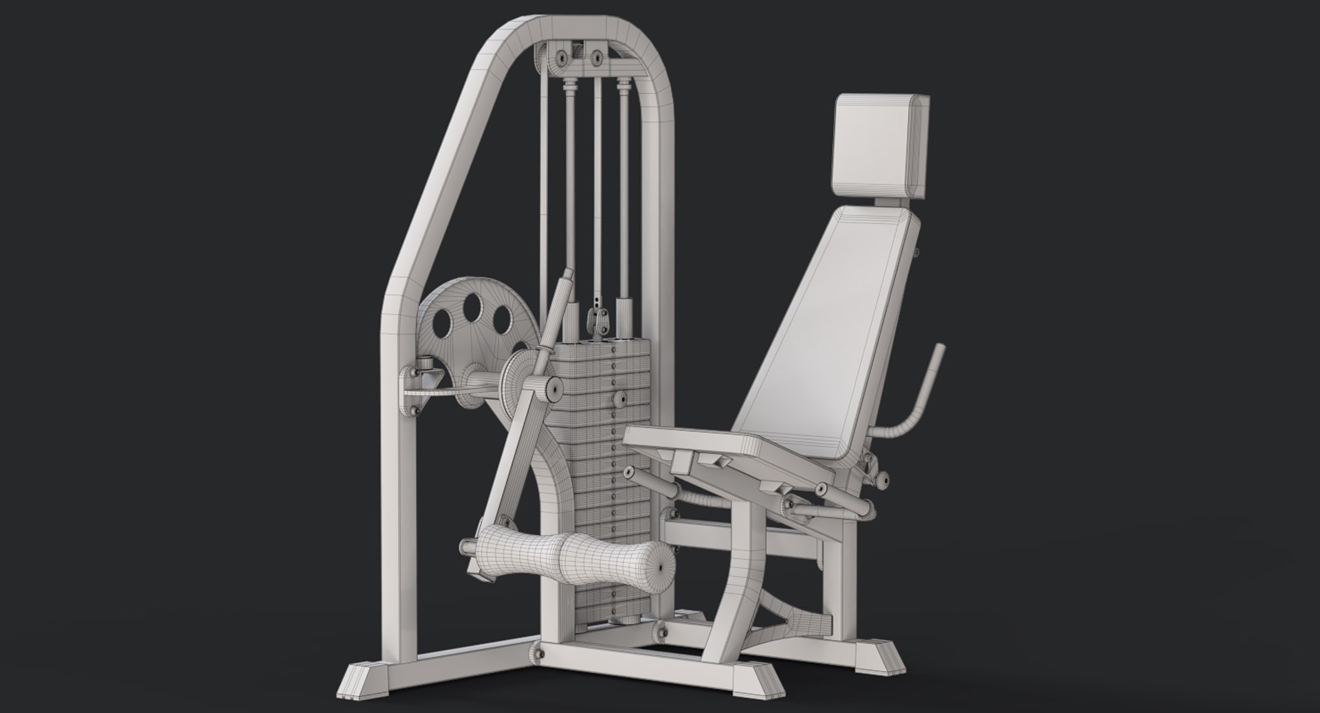Leg extension 3D - TurboSquid 1276776