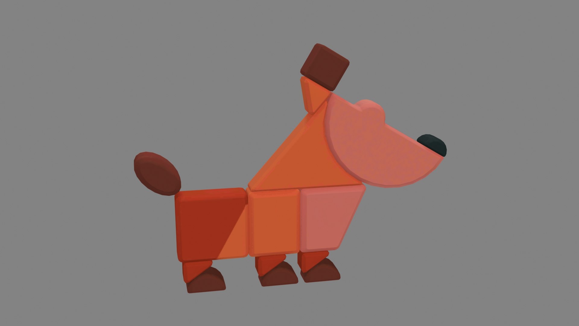 3D model Animal shape blocks - dog toys - TurboSquid 2112648