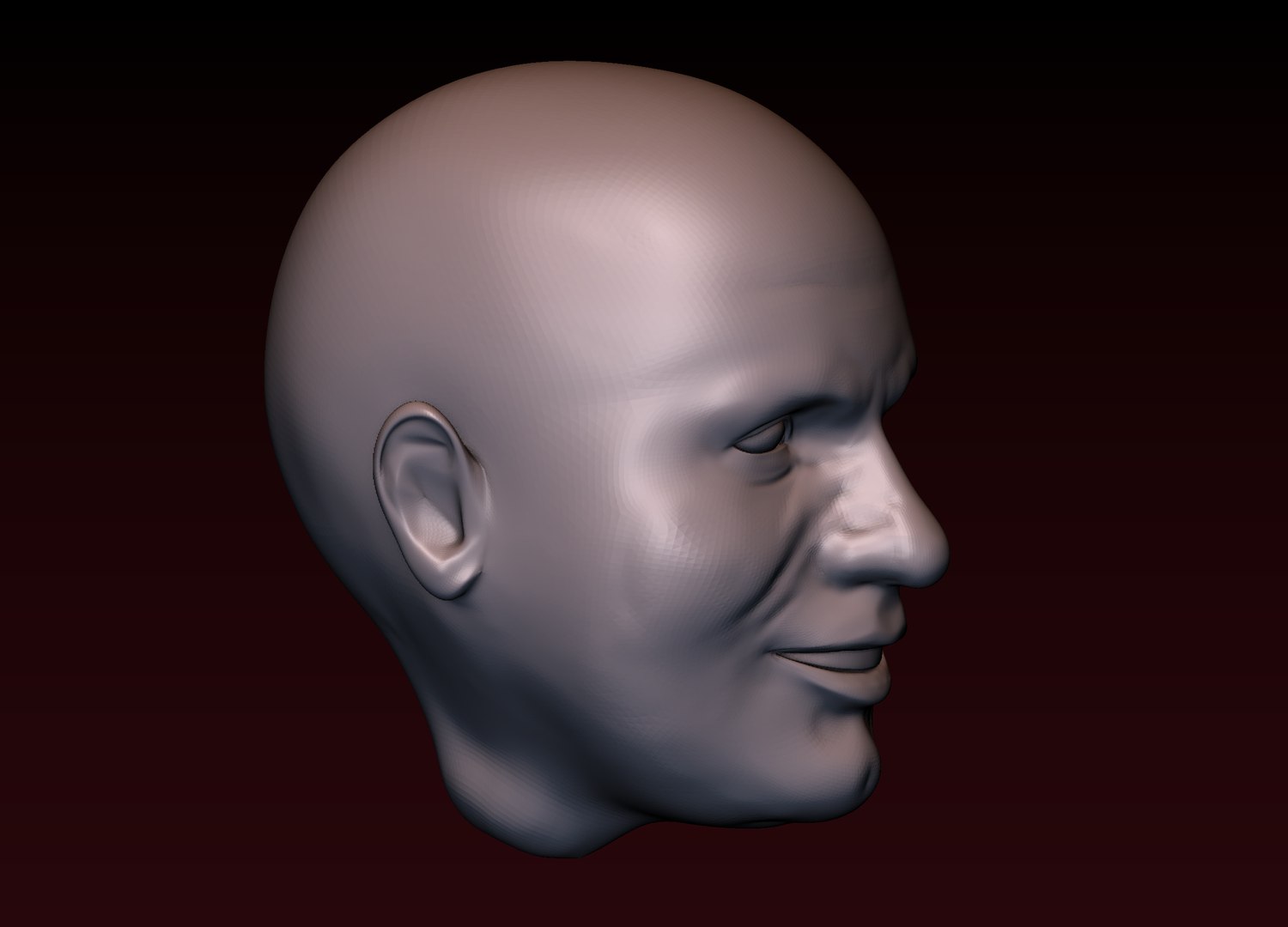Male Head 20 3D Model - TurboSquid 1890588