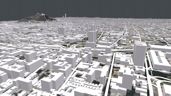 3D Cityscape Santiago Chile model - TurboSquid 1745744