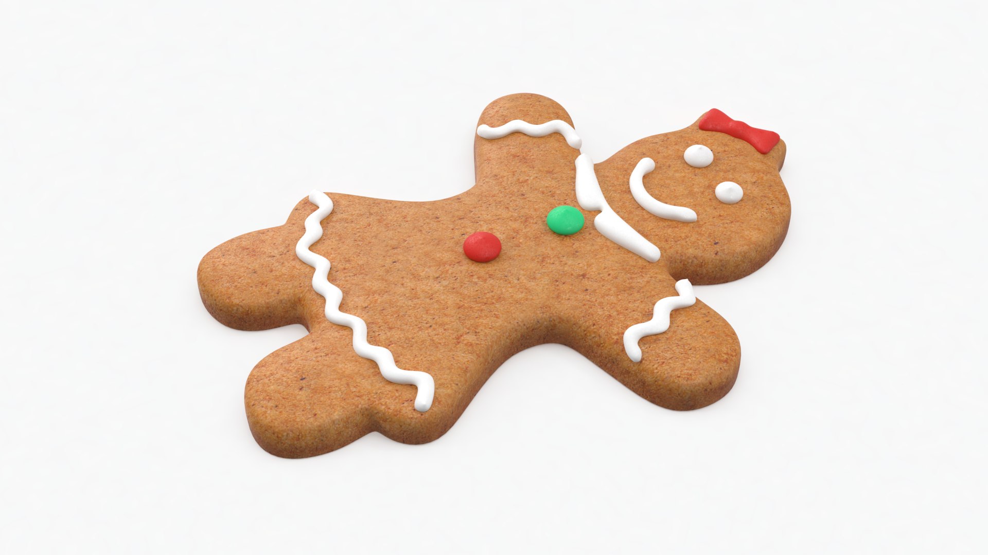3D model christmas gingerbread woman - TurboSquid 1463710