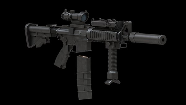 3D Colt Canada C8SFW Low Poly model - TurboSquid 1800358
