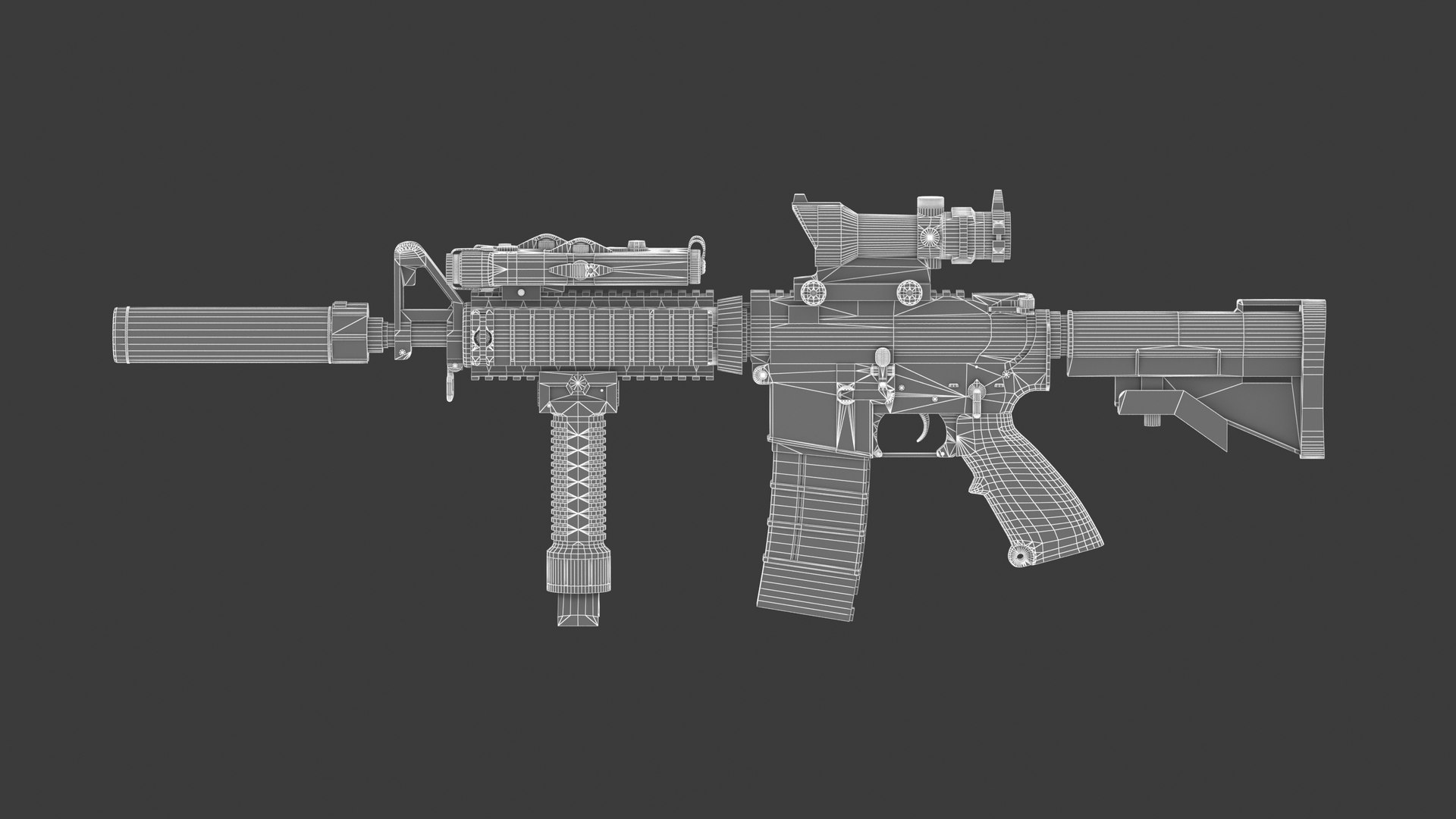 3D Colt Canada C8SFW Low Poly model - TurboSquid 1800358