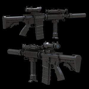 Blender Gun Models | TurboSquid