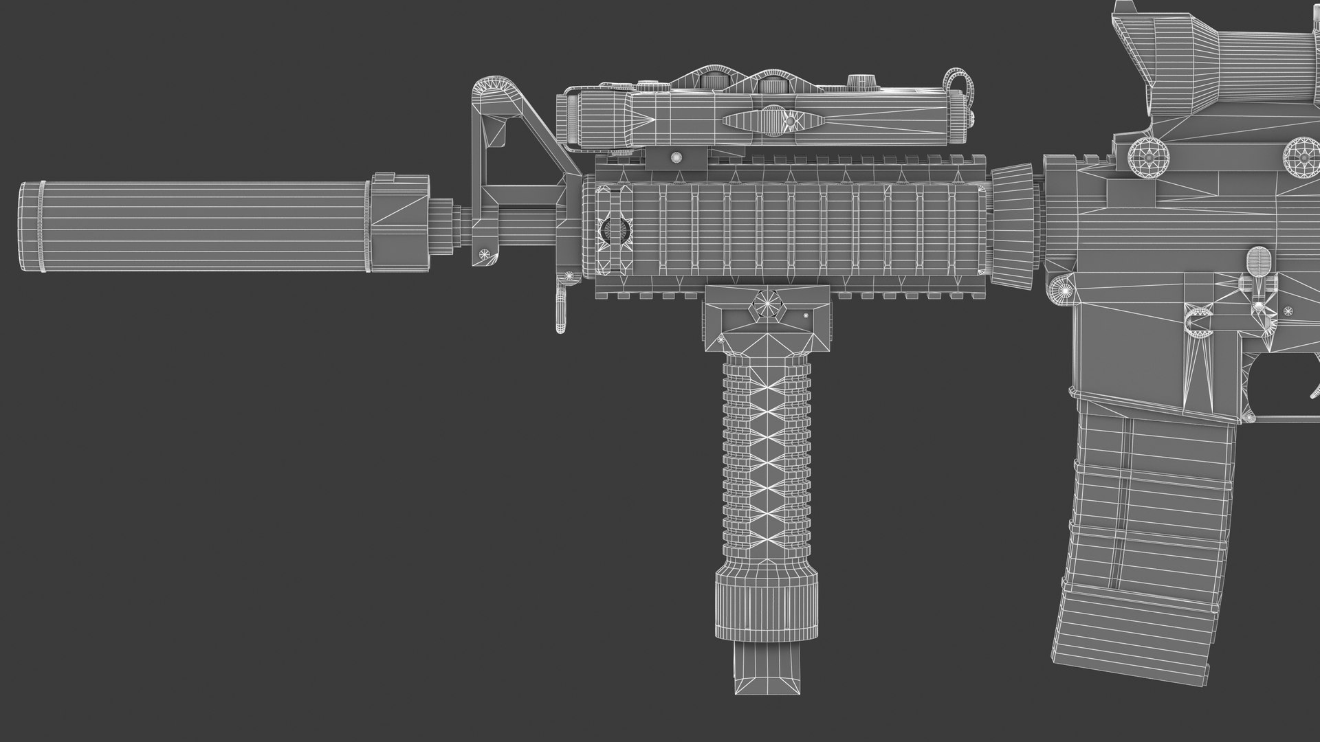 3D Colt Canada C8SFW Low Poly model - TurboSquid 1800358