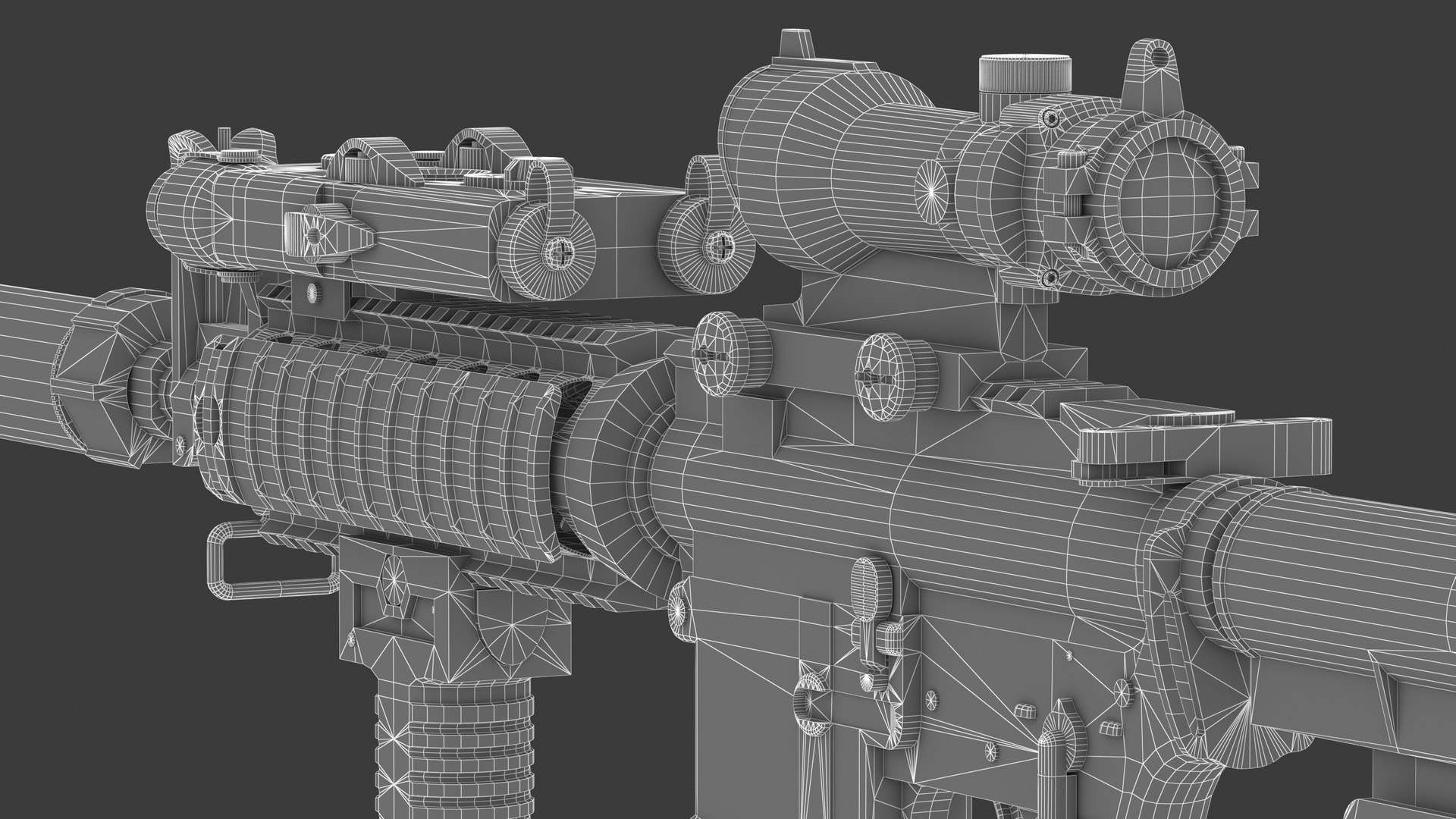 3D Colt Canada C8SFW Low Poly model - TurboSquid 1800358