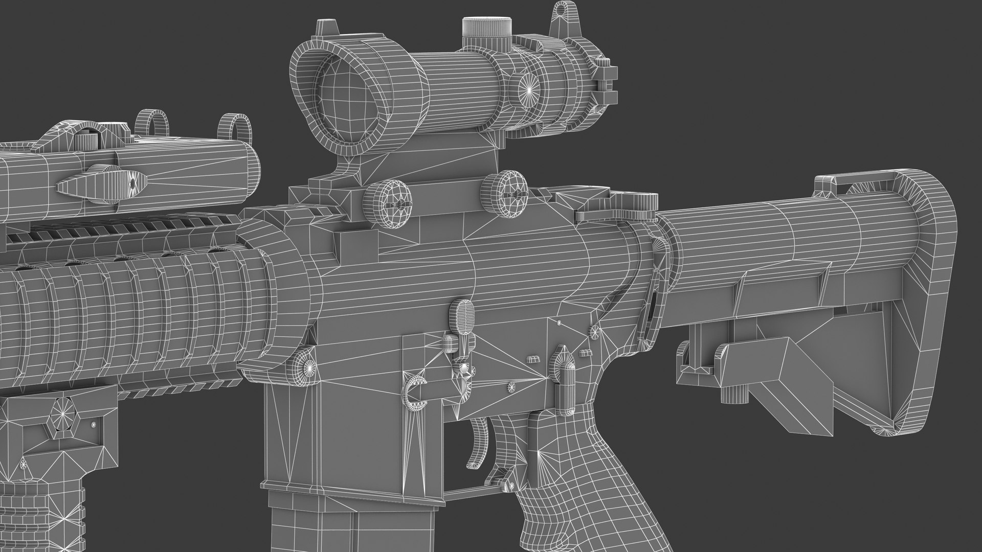 3D Colt Canada C8SFW Low Poly model - TurboSquid 1800358