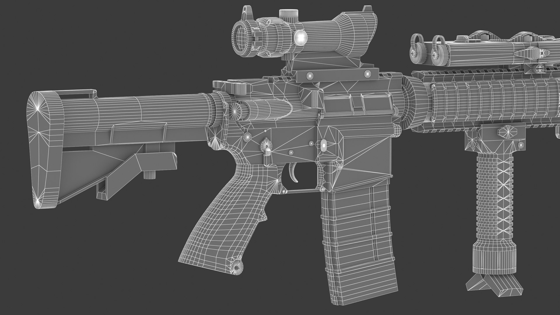 3D Colt Canada C8SFW Low Poly model - TurboSquid 1800358