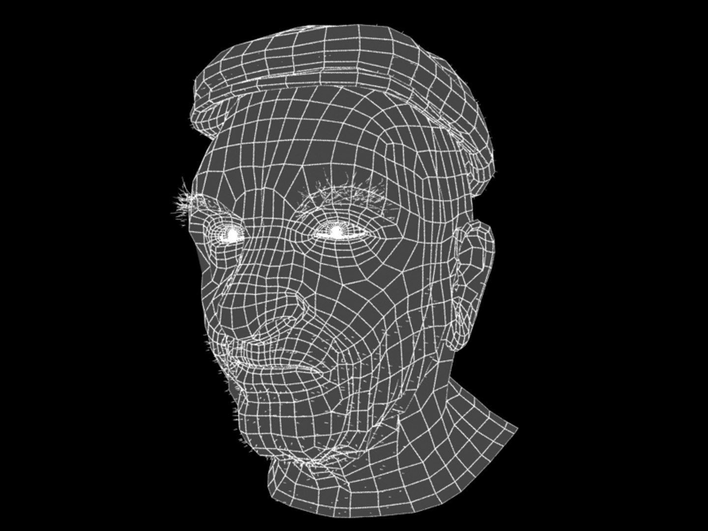 alien face men black max