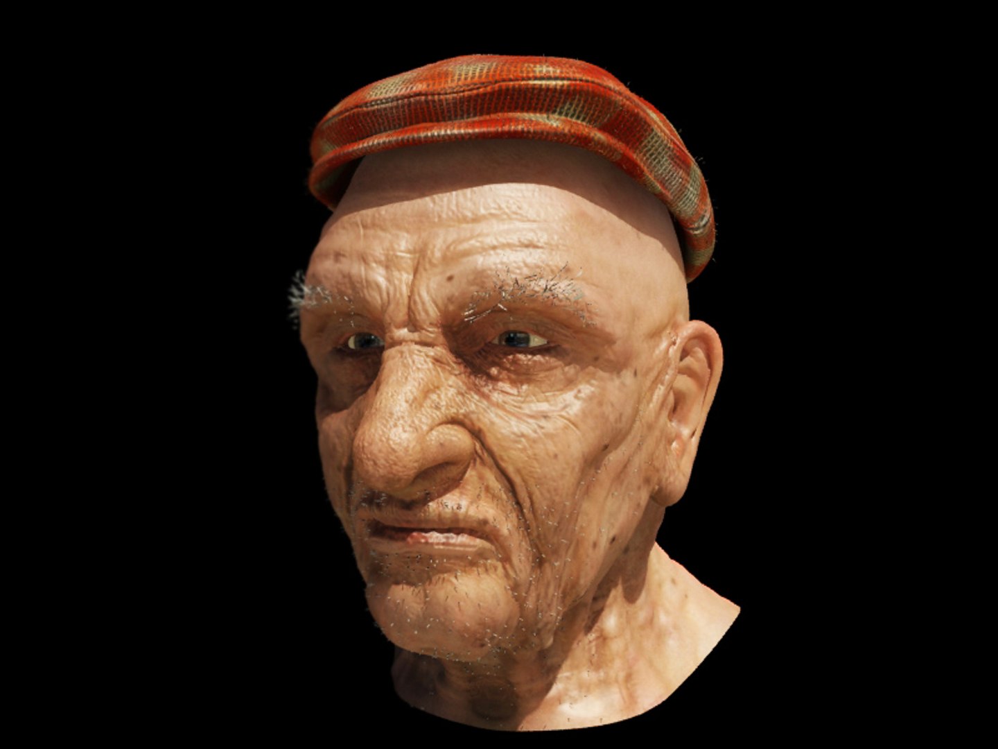 alien face men black max