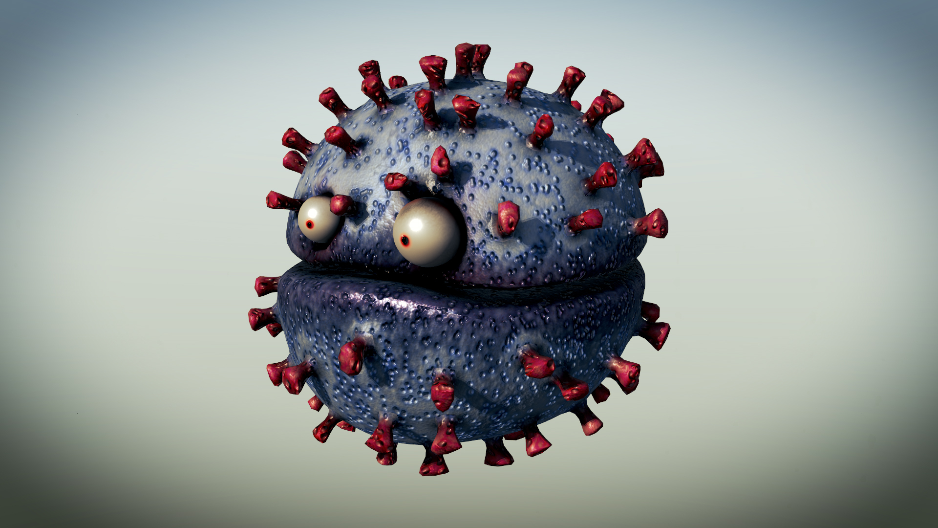 COVID-19 Cartoon Character Model - TurboSquid 2044013