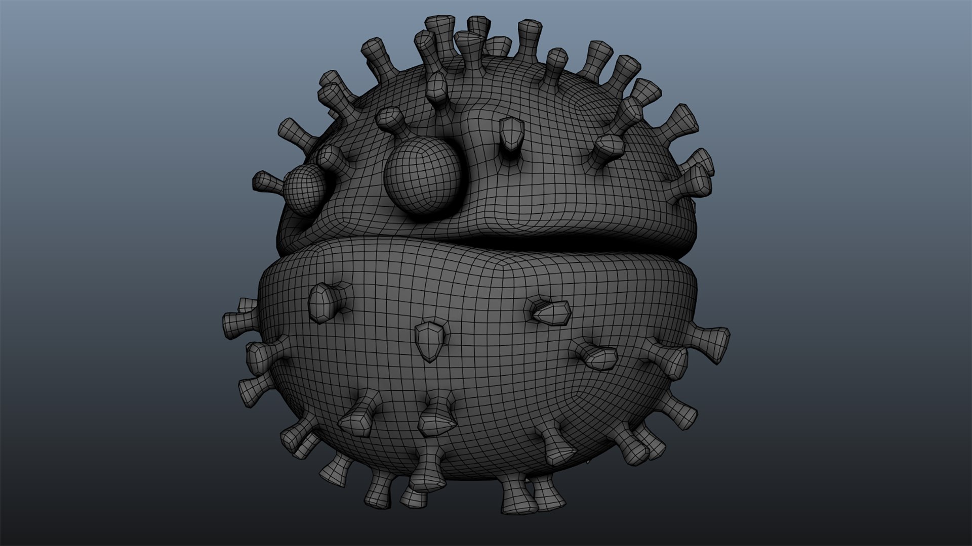 COVID-19 Cartoon Character Model - TurboSquid 2044013