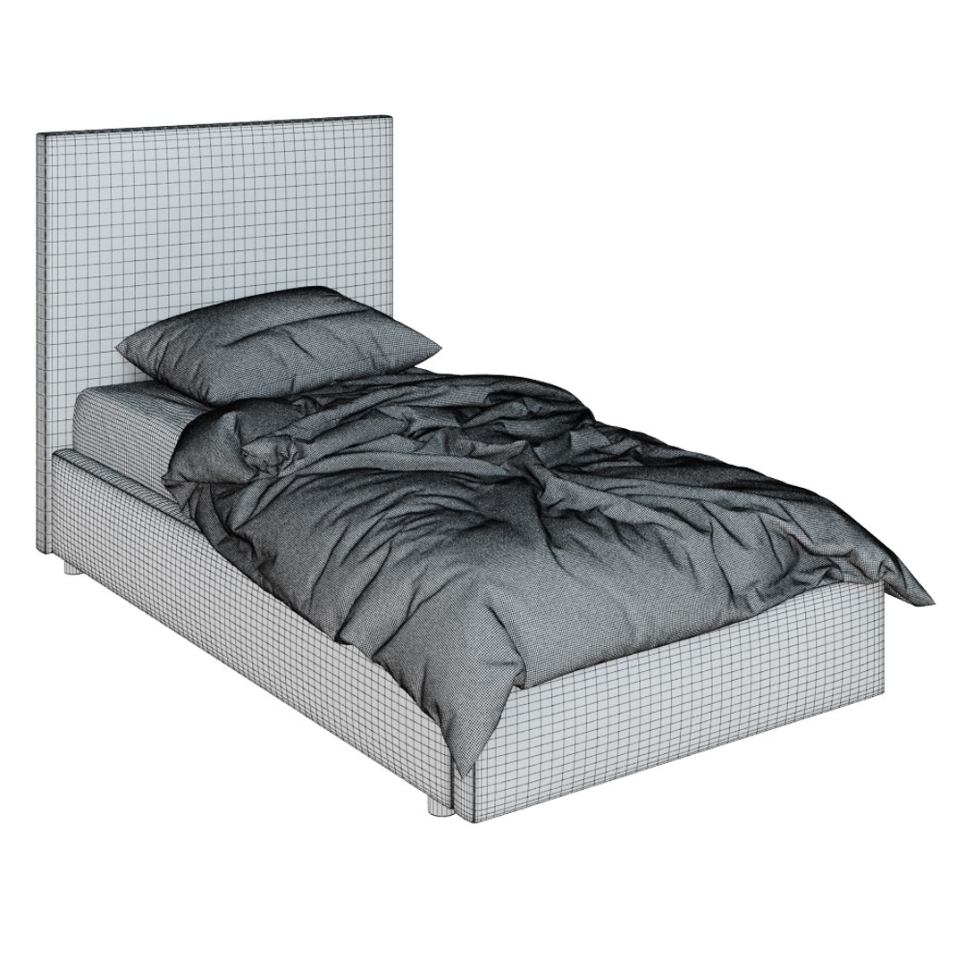 3D Wyatt Bed - TurboSquid 1760140