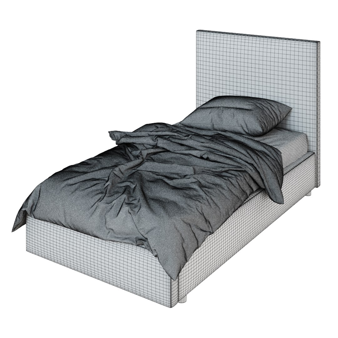 3D Wyatt Bed - TurboSquid 1760140
