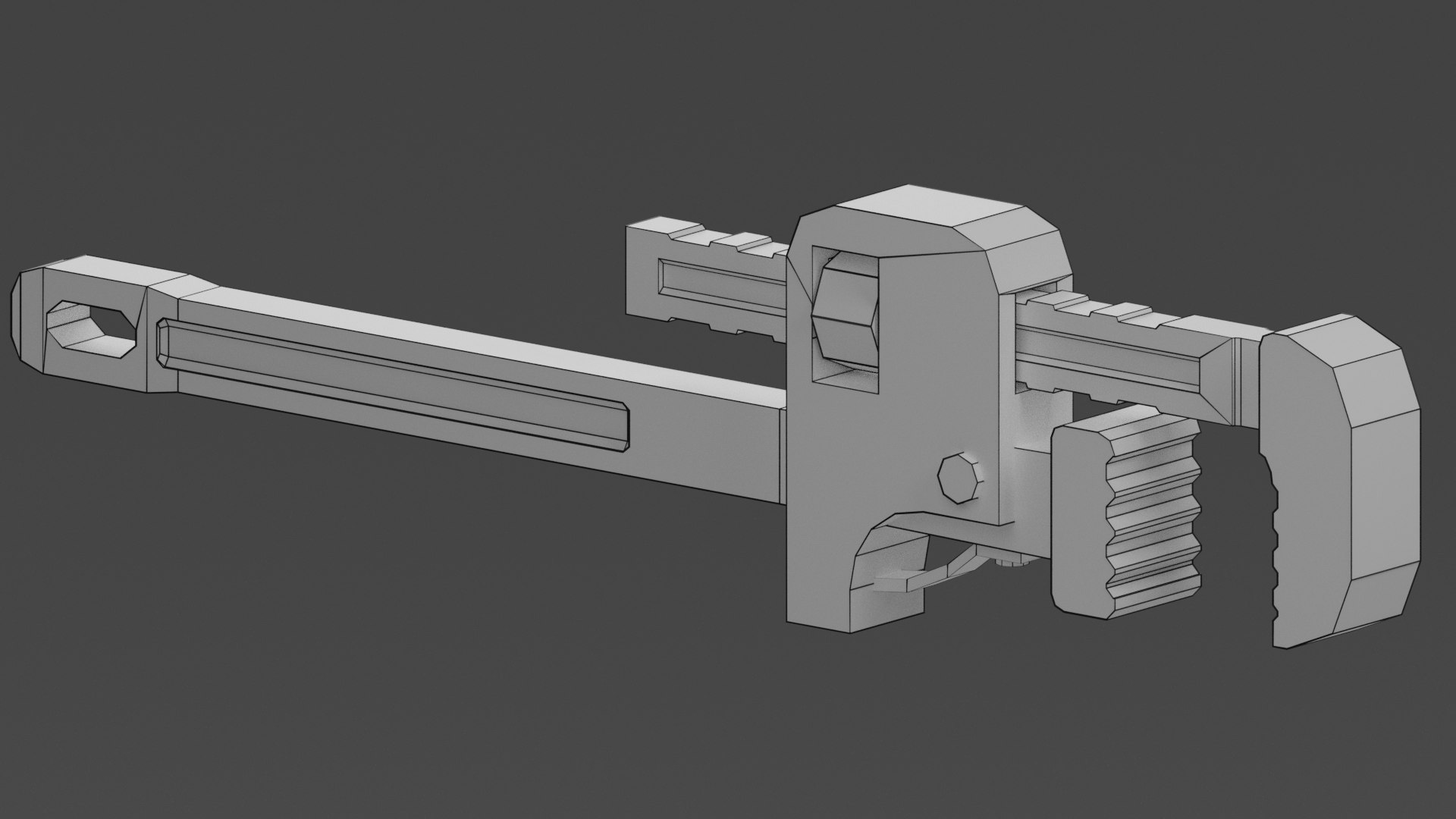 3D Stylized Low Poly Pipe Wrench - 3D Asset - TurboSquid 2169931