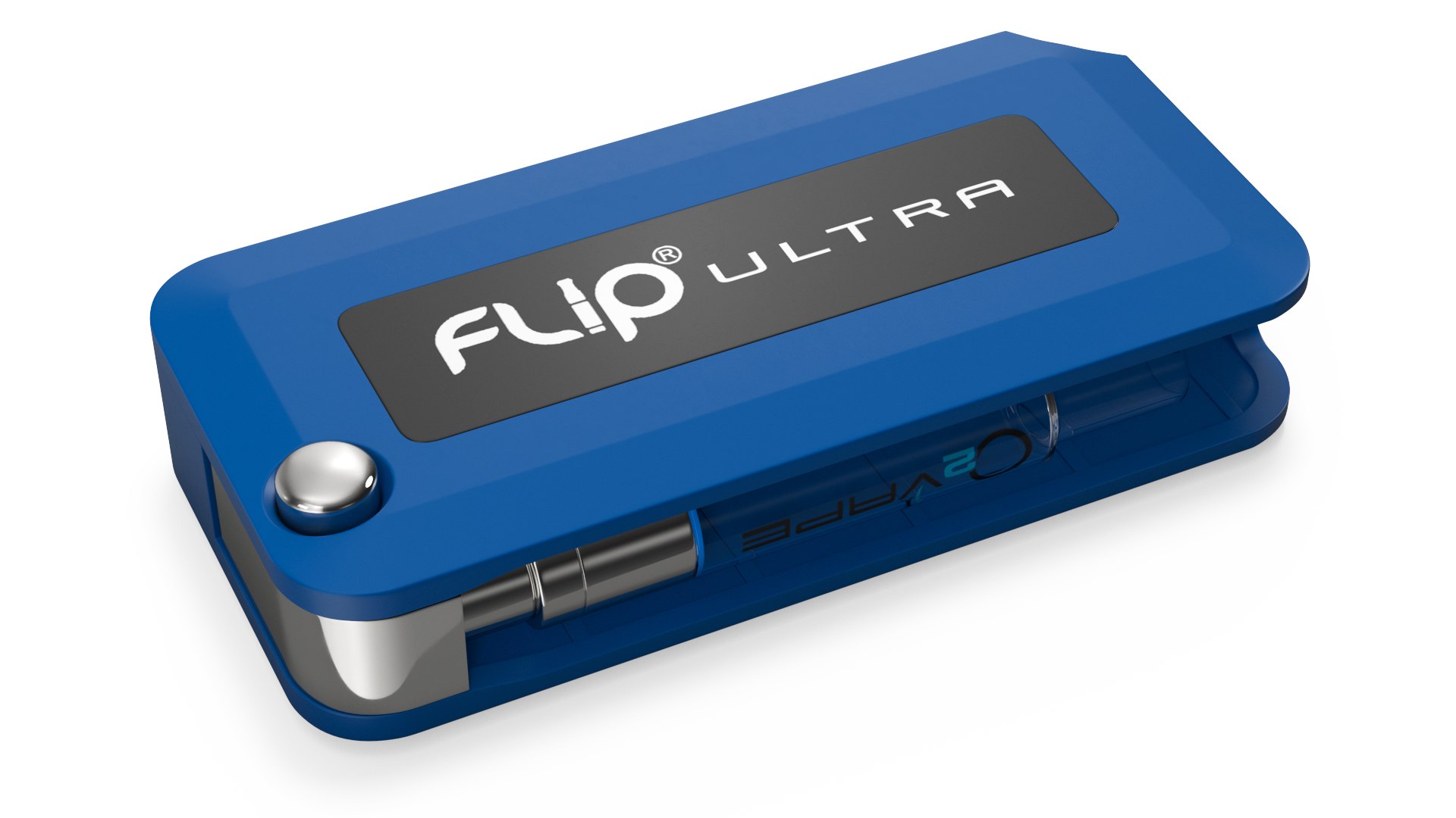 Vape Pen O2VAPE Flip Ultra Unfolded Blue Model - TurboSquid 2190553