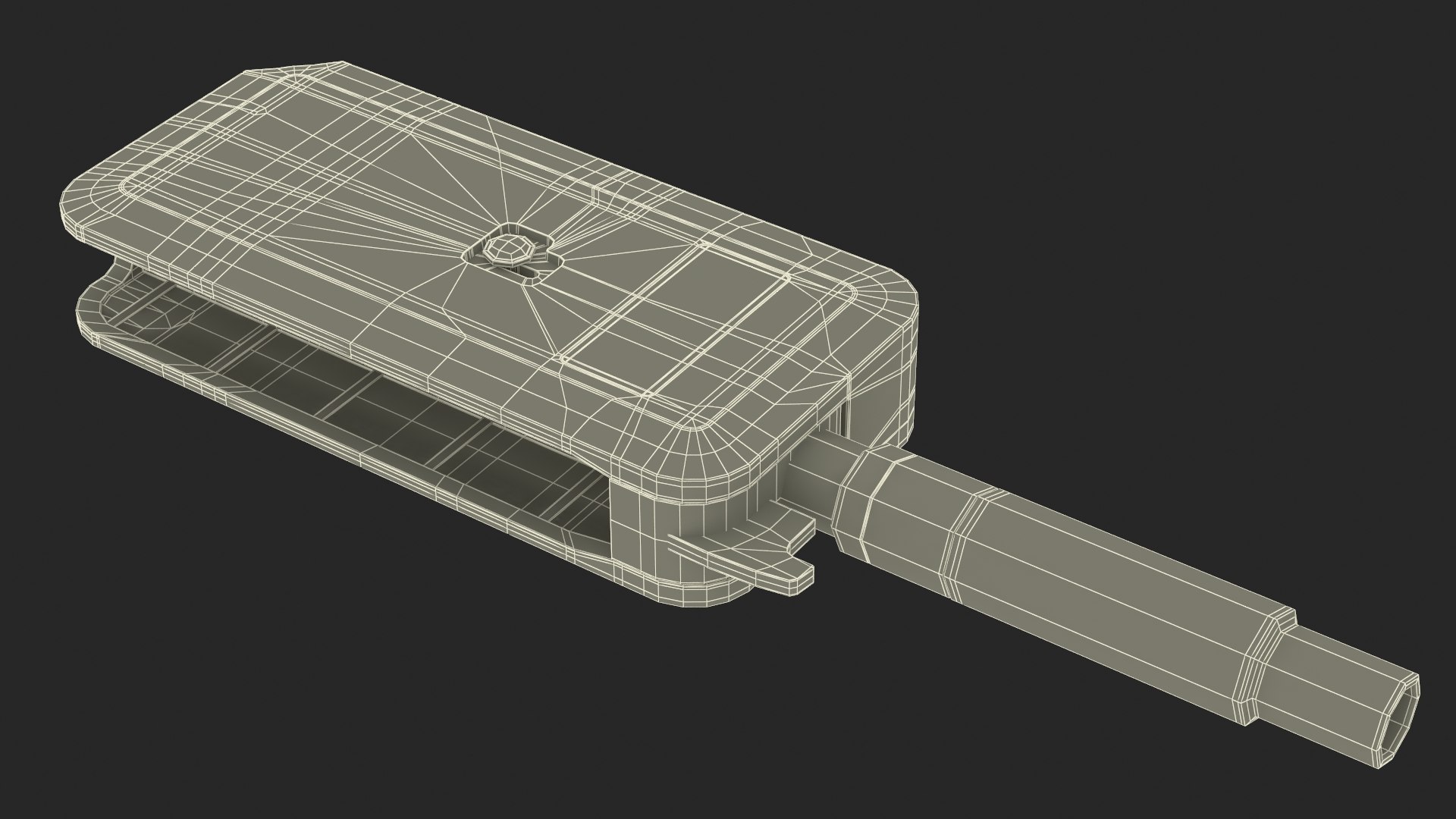 Vape Pen O2VAPE Flip Ultra Unfolded Blue Model - TurboSquid 2190553