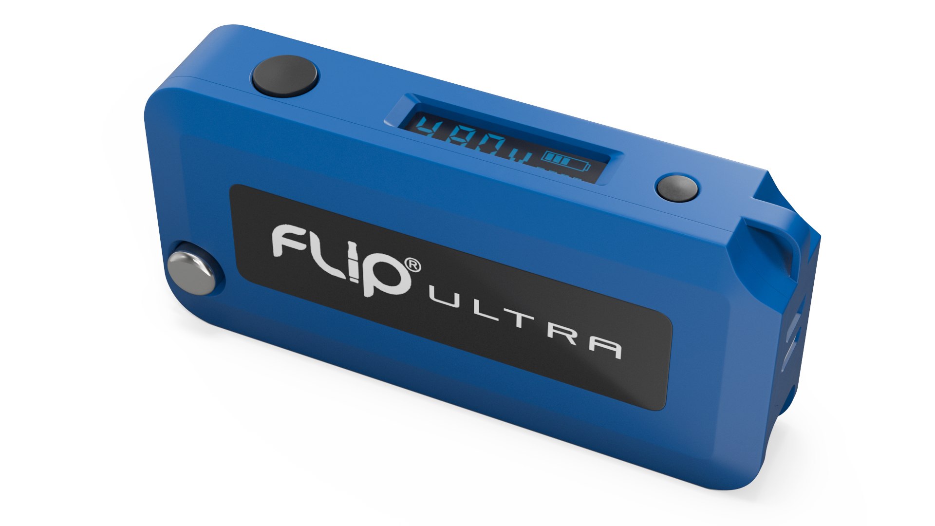 Vape Pen O2VAPE Flip Ultra Unfolded Blue Model - TurboSquid 2190553