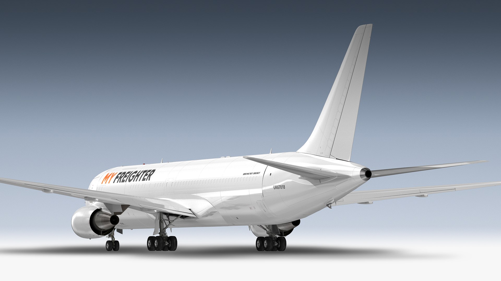 Boeing 767-300BCF My Freighter 3D Model - TurboSquid 2383932