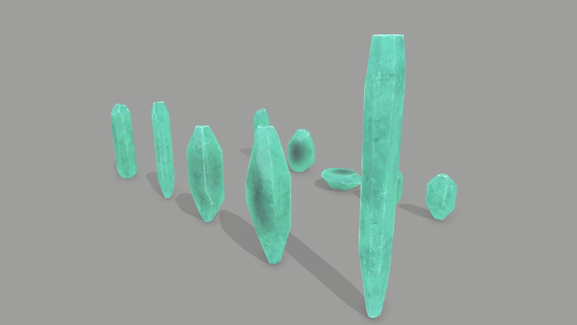 Crystal Set Model - TurboSquid 2148663