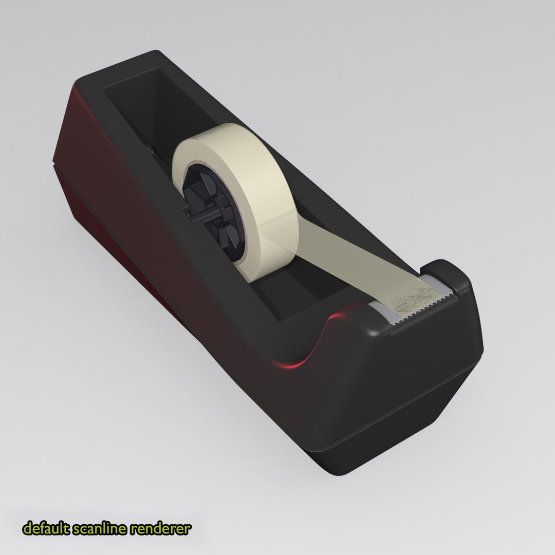 Tape Dispenser 3D Model - TurboSquid 1219956