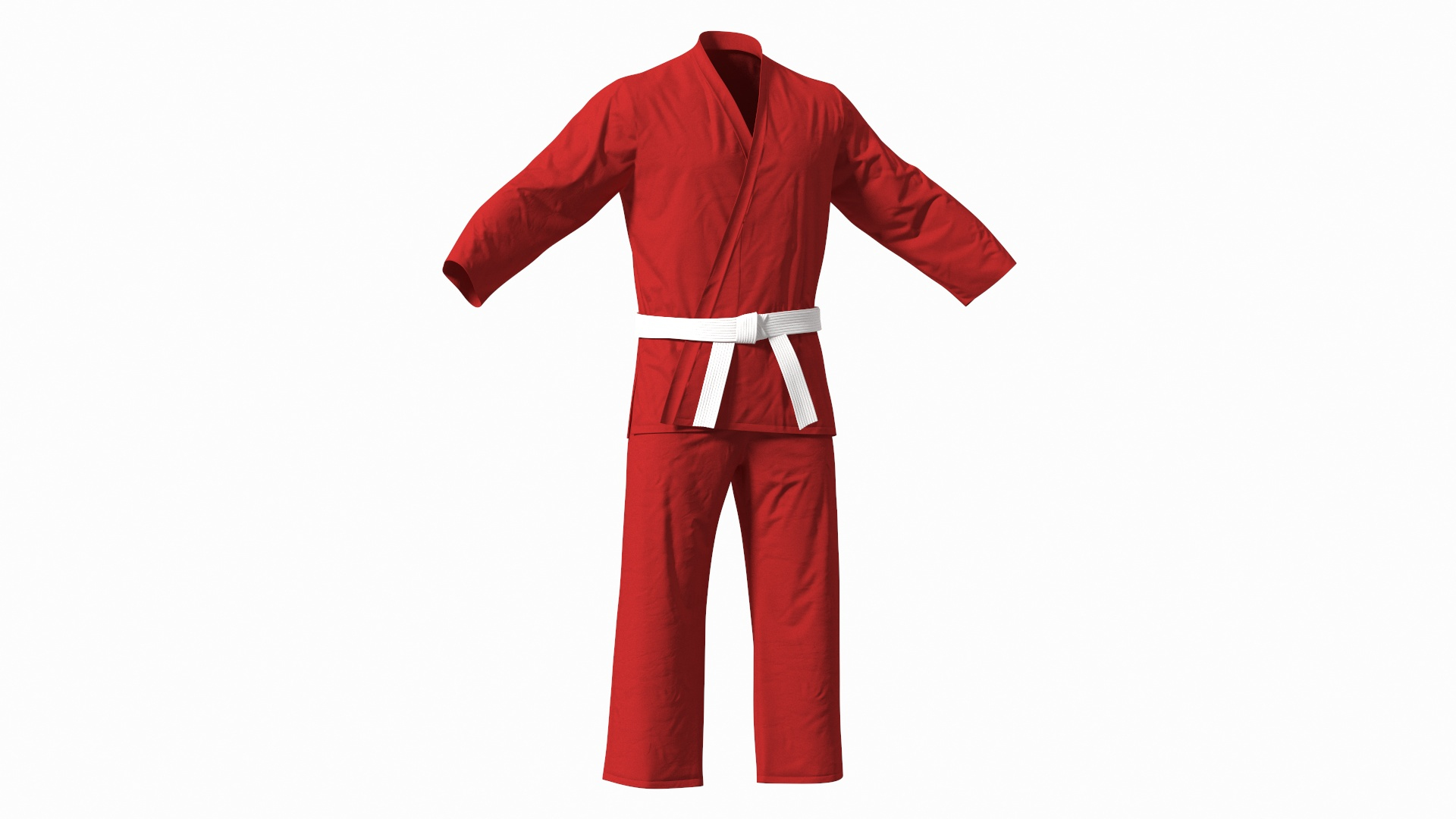 Karate Training Clothes Collection Model - TurboSquid 2100908