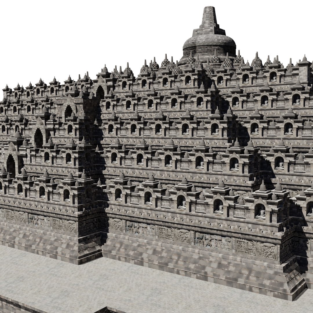 3D Borobudur 3D Model Model - TurboSquid 2258374