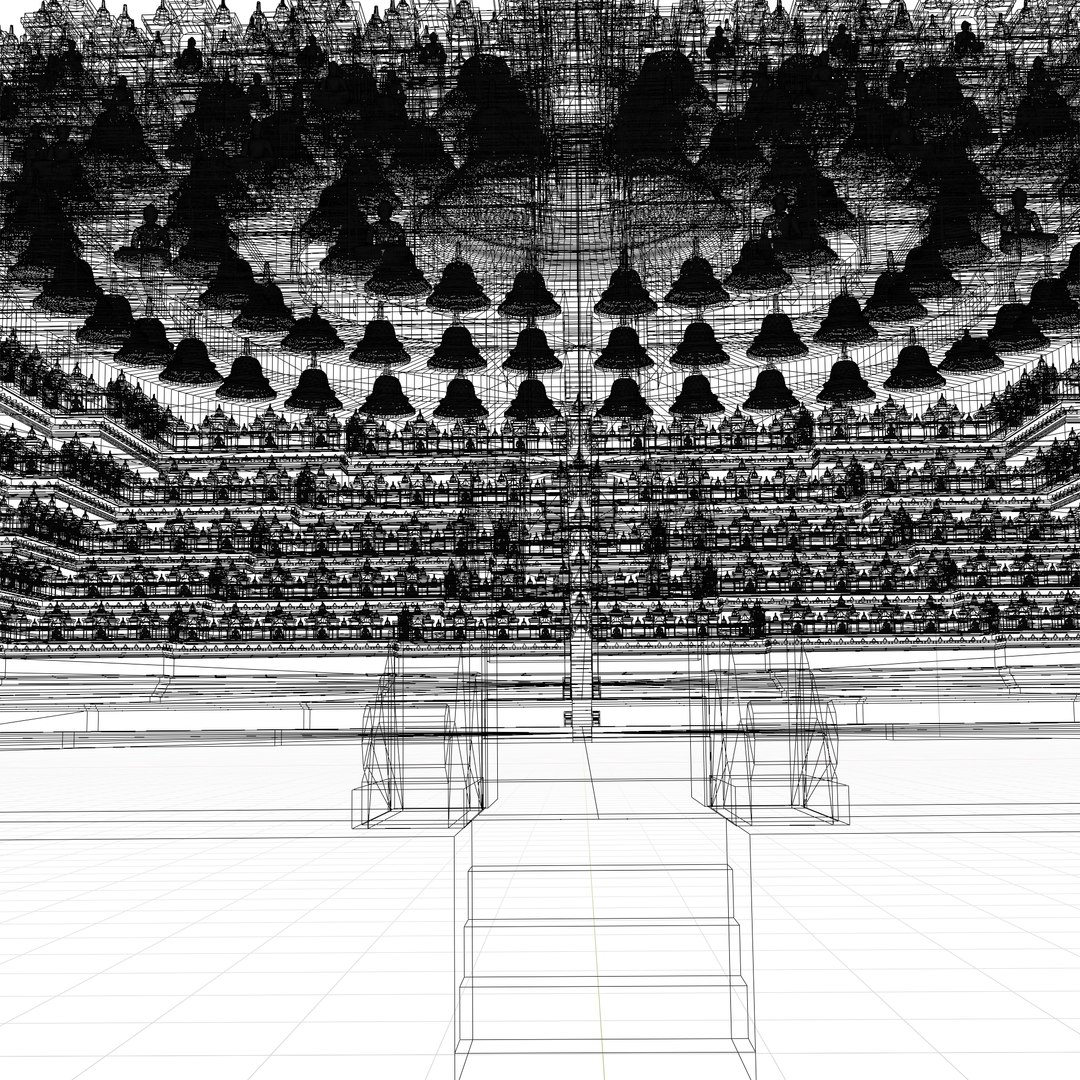 3D Borobudur 3D Model Model - TurboSquid 2258374