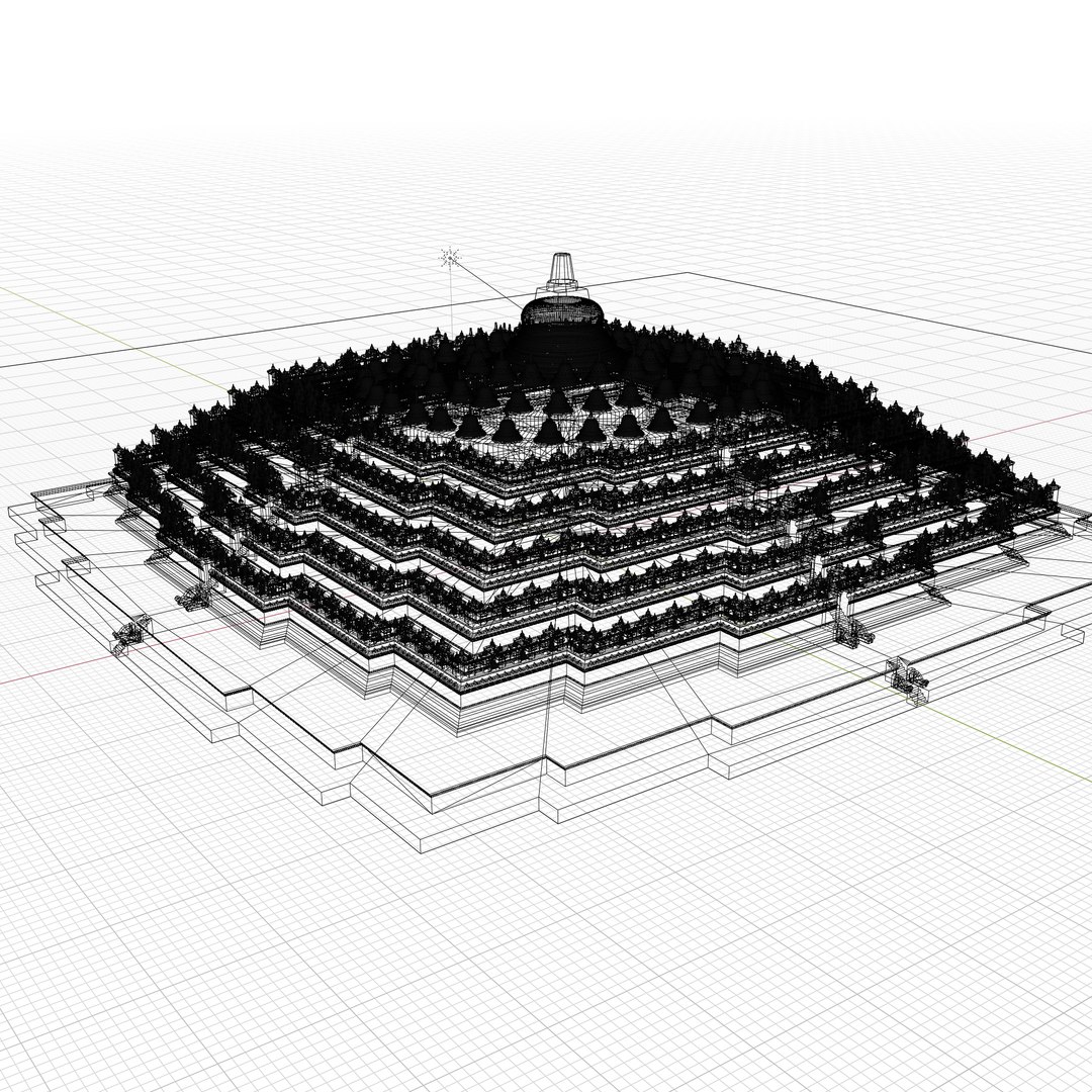 3D Borobudur 3D Model Model - TurboSquid 2258374