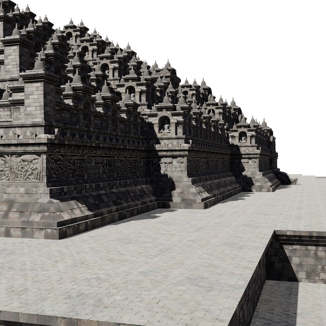 3D Borobudur 3D Model Model - TurboSquid 2258374