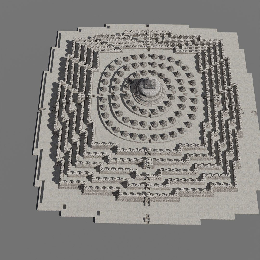 3D Borobudur 3D Model Model - TurboSquid 2258374