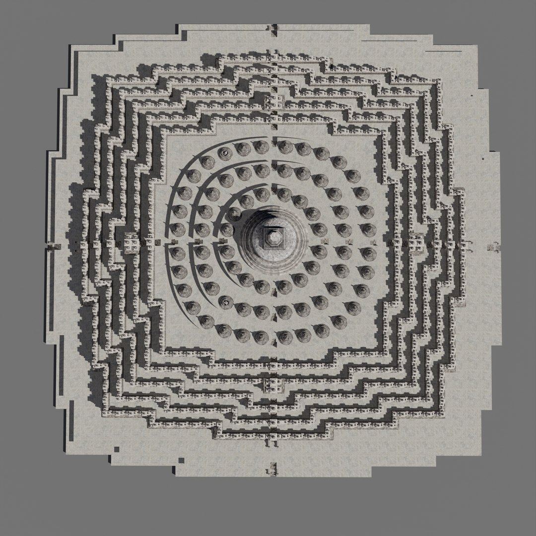 3D Borobudur 3D Model Model - TurboSquid 2258374