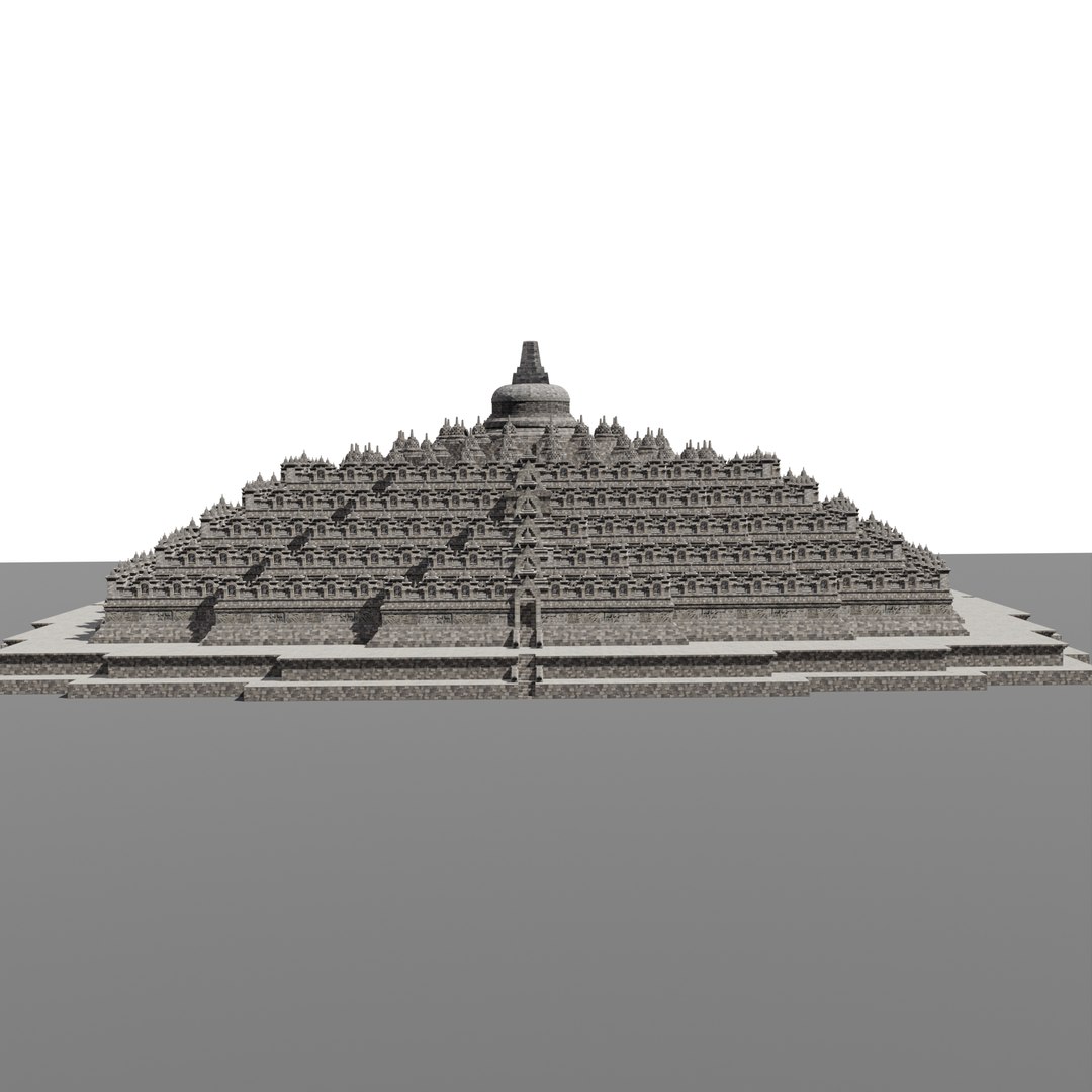 3D Borobudur 3D Model Model - TurboSquid 2258374