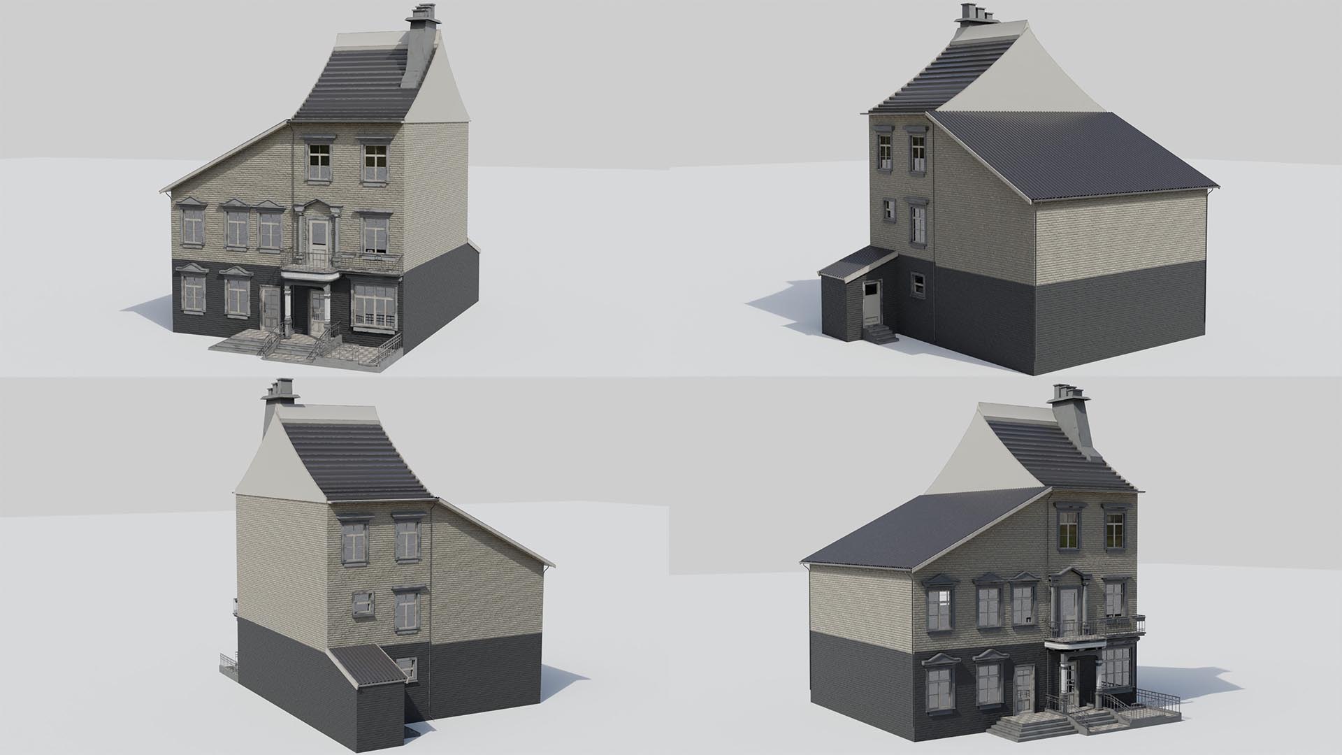 Village House Pack 3D Model - TurboSquid 2042055