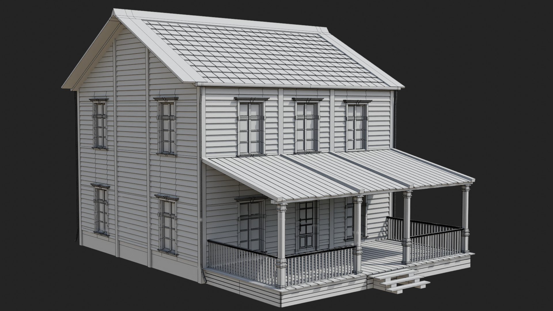Village House Pack 3D Model - TurboSquid 2042055