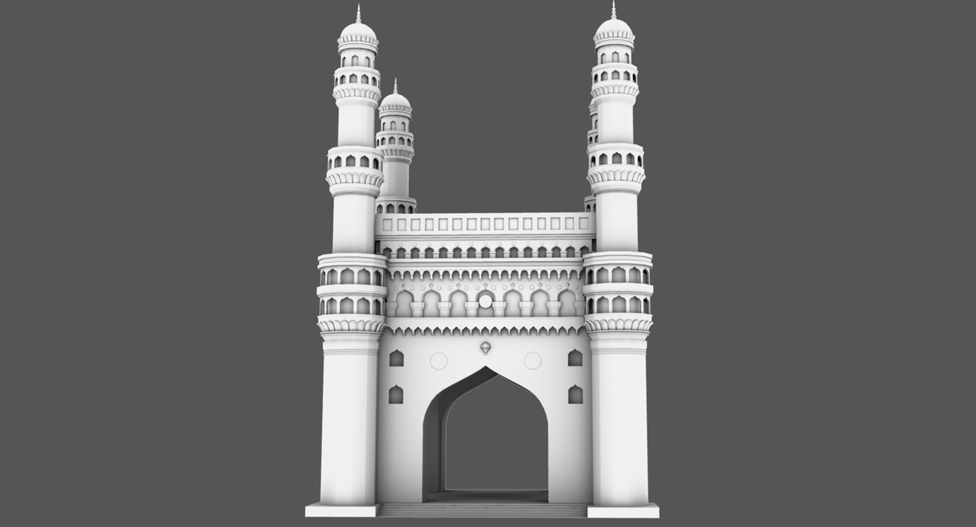 3D Hyderabad Charminar - TurboSquid 1496743