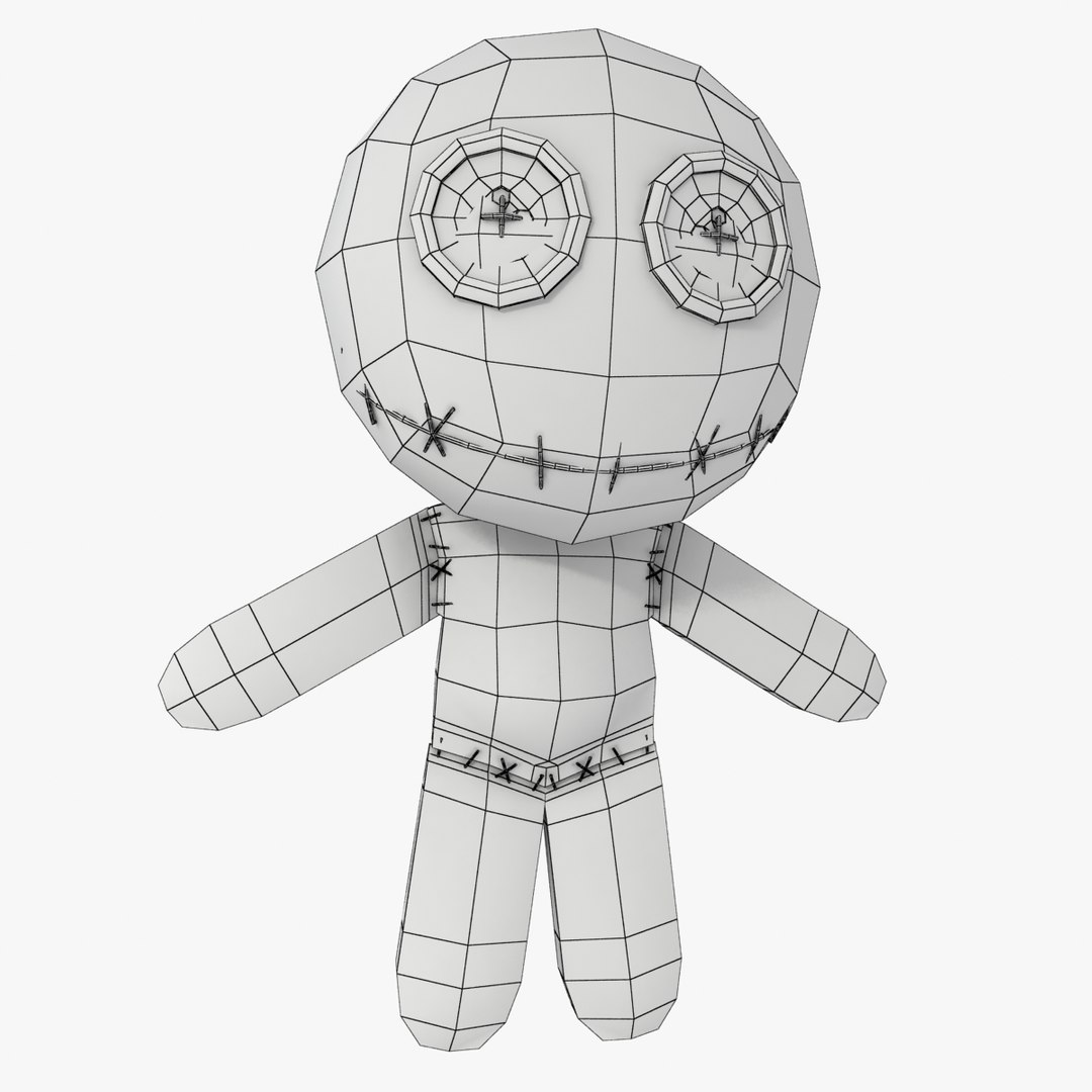 3d toy character model