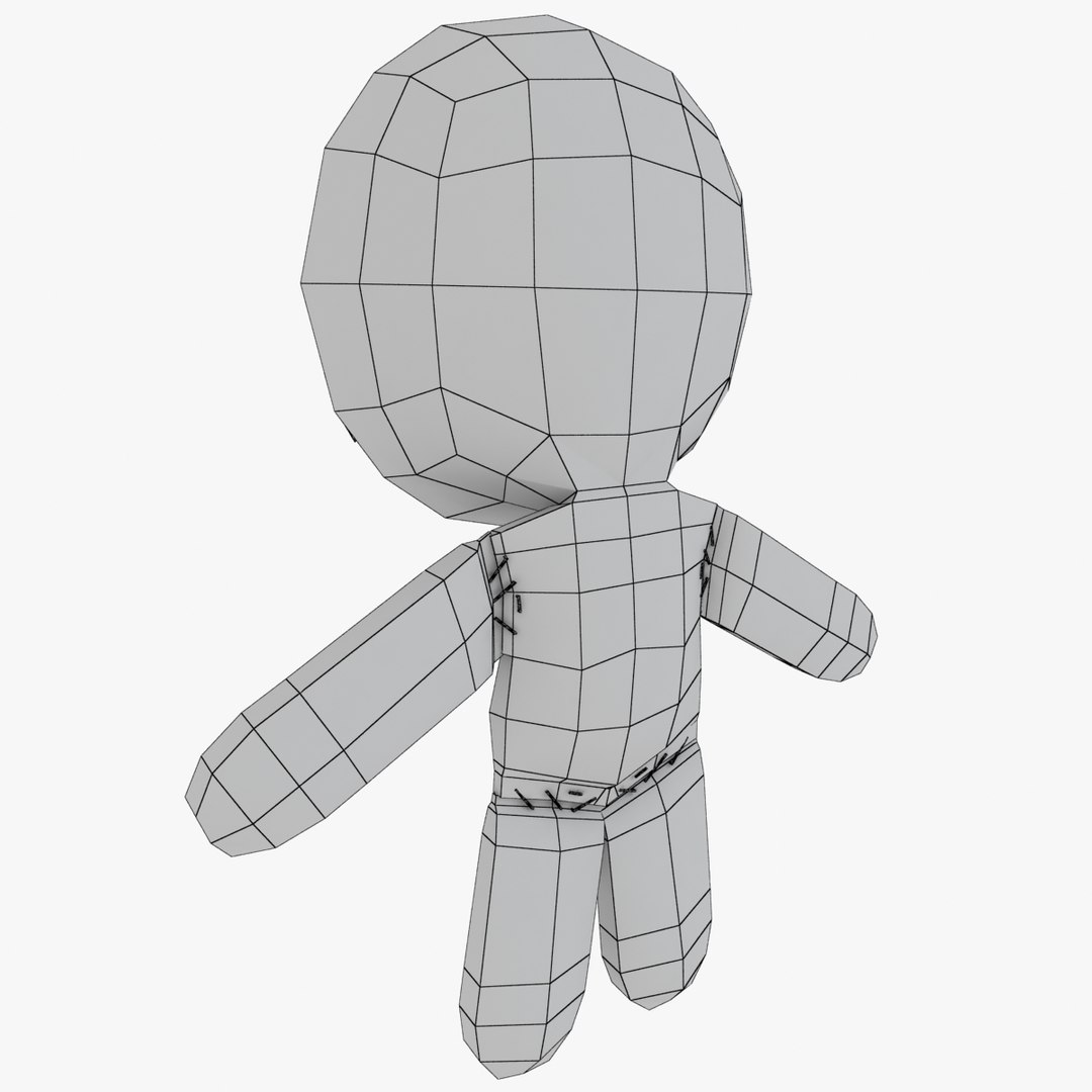 3d toy character model