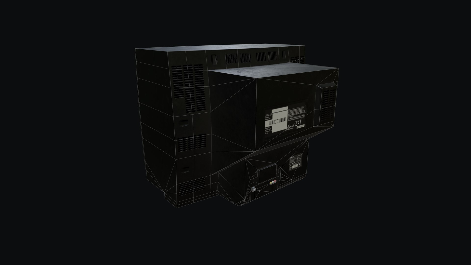 Television 2000s 3D - TurboSquid 1845956