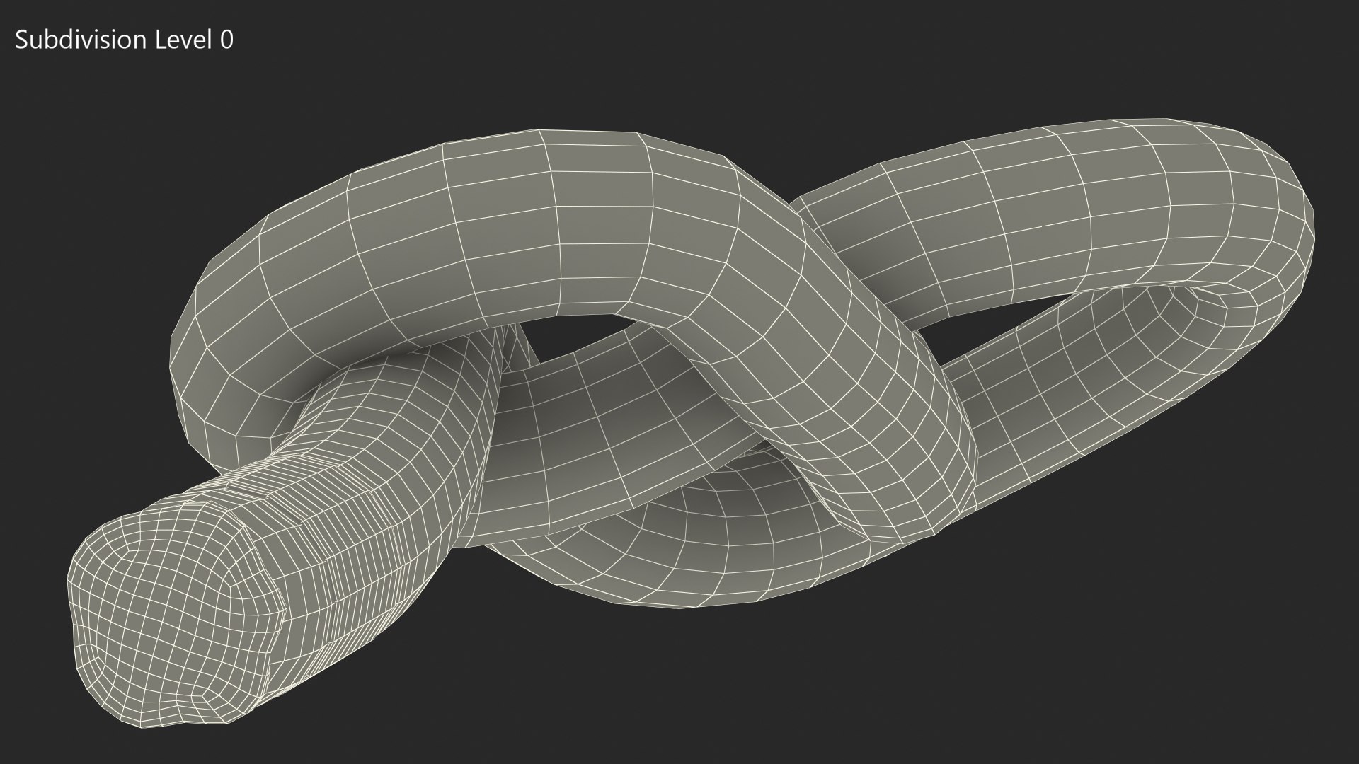 Figure 8 Bend Rope 3D Model - TurboSquid 1650706