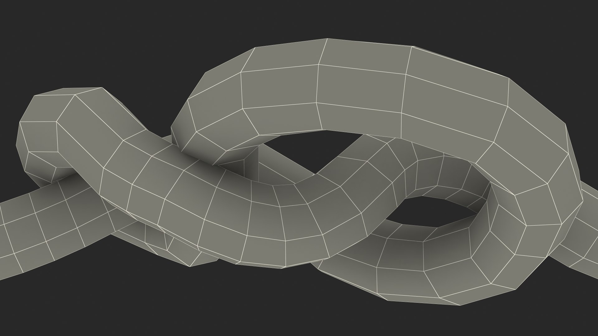 Figure 8 Bend Rope 3D Model - TurboSquid 1650706