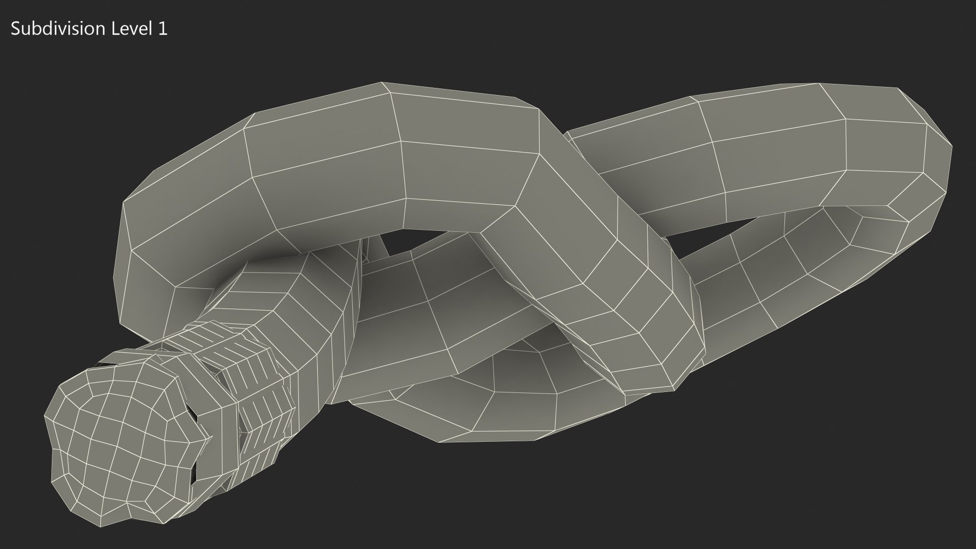 Figure 8 Bend Rope 3D Model - TurboSquid 1650706